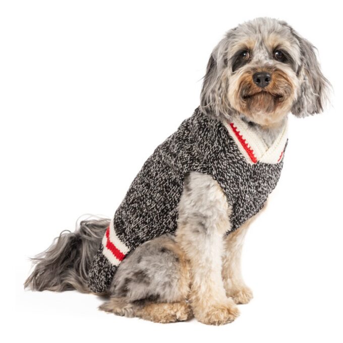 Hand-Knit Wool Boyfriend Dog Sweater