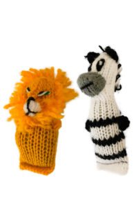 BarnYarn Animals 2-Pack Cat Toy - Chilly Dog Sweaters